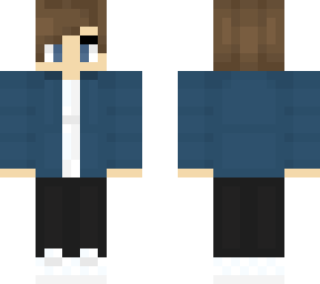 Boy with blue jacket | Minecraft Skin