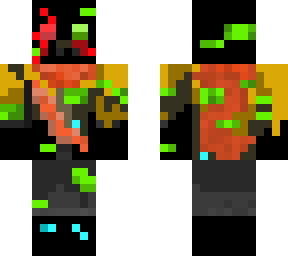 Corrupted skeleton | Minecraft Skin