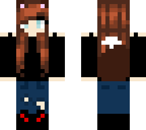 Cute Werewolf girl | Minecraft Skin
