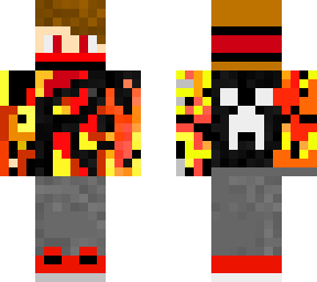 fire gamer | Minecraft Skin