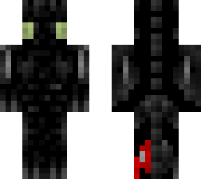 Nightfury Detailed | Minecraft Skin