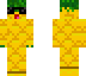 pineapple with shades | Minecraft Skin