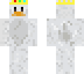 Stork With Crown | Minecraft Skin
