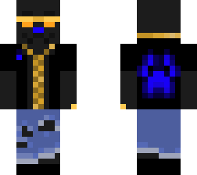 vaper wave panther | Minecraft Skin