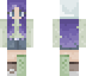 Violet Green - KitsuneOwO's Reshade Contest Entry | Minecraft Skin