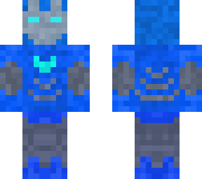 Blue Iron Man | Minecraft Skins