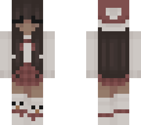 Cute Santa Girl Skin :) | Minecraft Skin