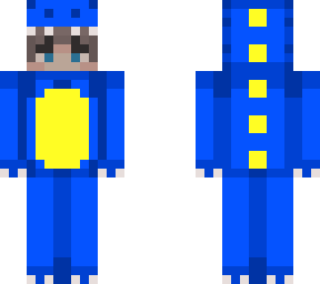 Dino Boy Blue 2 | Minecraft Skin