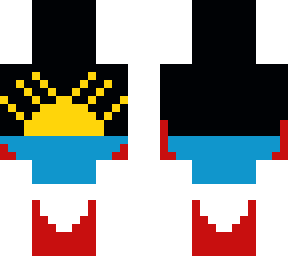Flag of Antigua and Barbuda | Minecraft Skin