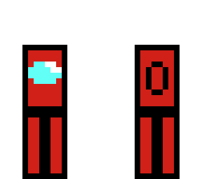 Red Crewmate | Minecraft Skin