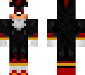 Shadow the Hedgehog | Minecraft Skin