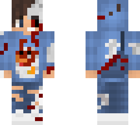 skeleton chicken hoodie guy | Minecraft Skin