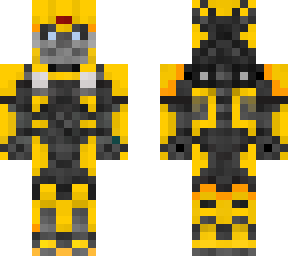 Transformers 1977 Camaro bumblebee | Minecraft Skin
