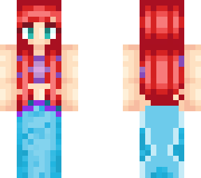 Ariel Little Mermaid broadway | Minecraft Skin