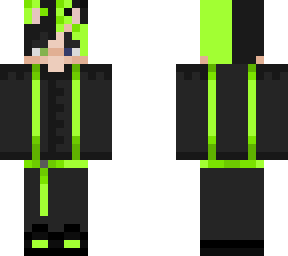Black and green | Minecraft Skin