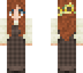 cottagecore hair retexture | Minecraft Skin