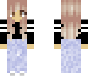 Cute Brown Hair girl | Minecraft Skin