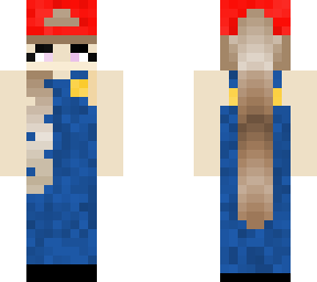 girl Mario | Minecraft Skin
