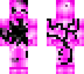 Infected Violet Steve | Minecraft Skin