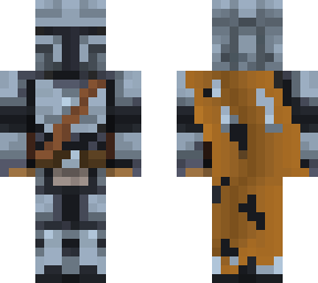 mando with cape | Minecraft Skin