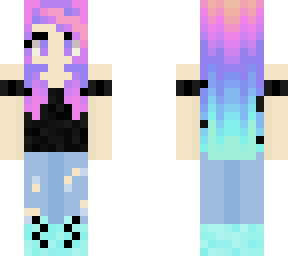 Neon Girl | Minecraft Skin