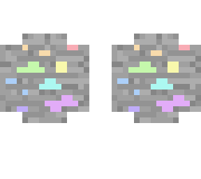 Rainbow Ore!!! | Minecraft Skin