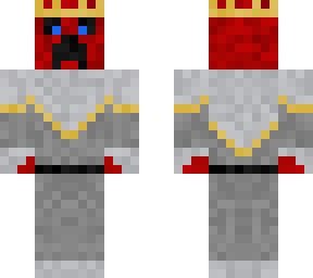 Red Creeper King | Minecraft Skin