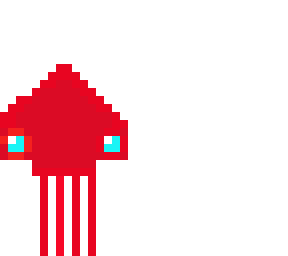 red squid | Minecraft Skin