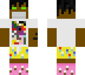 Ski Mask The Slump God Baby Wipe Outfit | Minecraft Skin