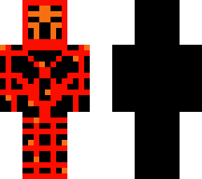 the volcano knights armor | Minecraft Skin