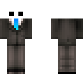 white thing in a suit | Minecraft Skin