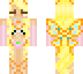 winx club stella enchantix | Minecraft Skin