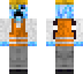 Arctic creeper builder | Minecraft Skin