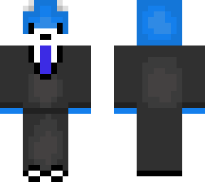 blue fox | Minecraft Skin