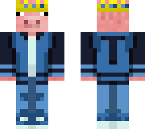 Blue Technoblade skin | Minecraft Skin