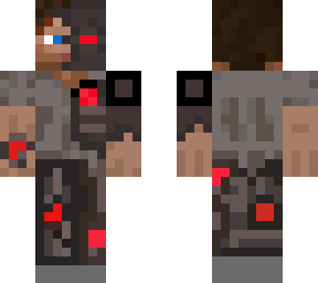 Cyborg Steve | Minecraft Skin