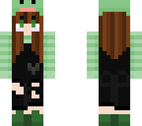Froggie Girl Hat :D | Minecraft Skin