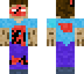 Minecraft Steve Fire | Minecraft Skin