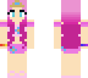 PINK Princess Swimming | Minecraft Skin