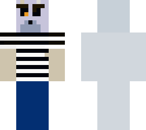 Rash raccoon from piggy | Minecraft Skin