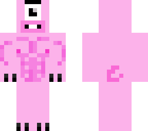 Ripped Cyclops Pig | Minecraft Skin