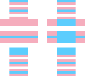 Transgender Flag | Minecraft Skin