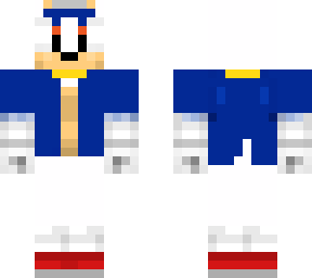 Biker Hyper Sonic | Minecraft Skin