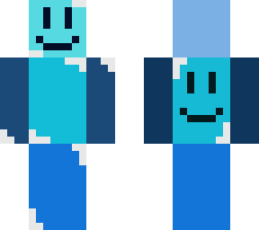 blue smile :) | Minecraft Skin