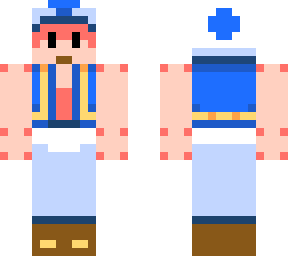 Blue Toad SMW | Minecraft Skin