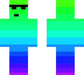 cool rainbow skin (with surprise layer) | Minecraft Skin