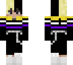 Emo Split dye Non-binary | Minecraft Skin