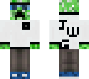 JWG CREEPER WITH PIT VIPERS | Minecraft Skin