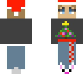 KarinaOMG Shavead Head Christmas | Minecraft Skin