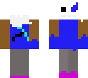 Mine diamonds sans | Minecraft Skin